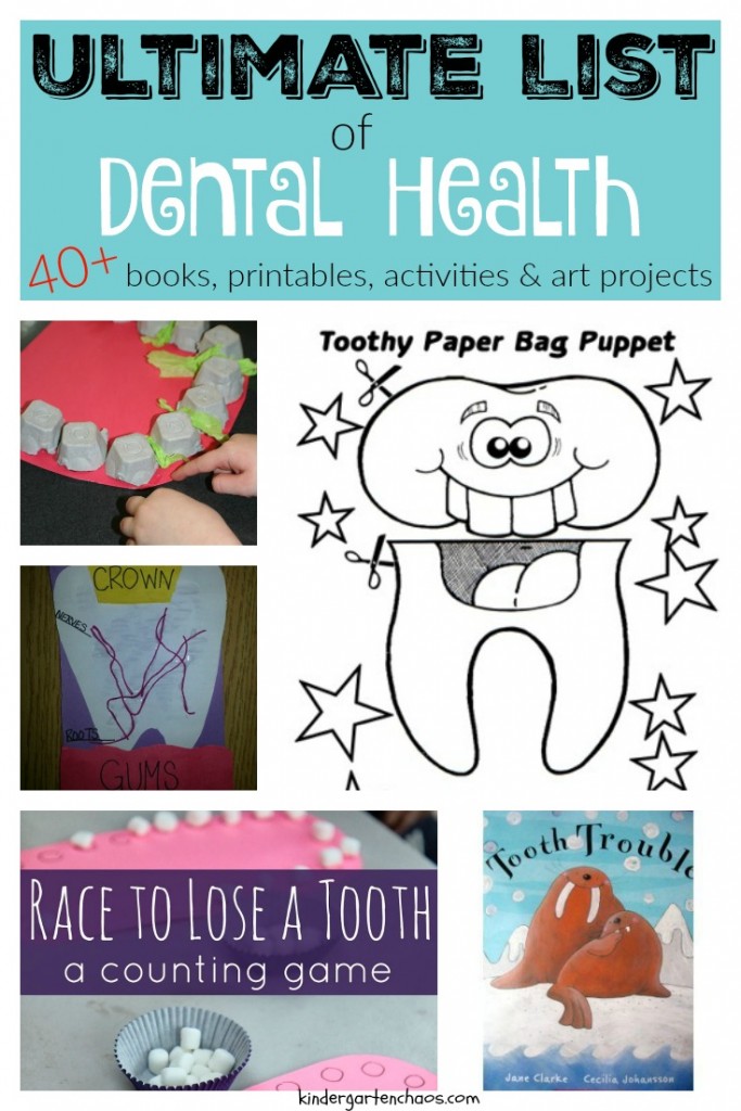 Ultimate List of Dental Health Books, Activities, Printables, Art ...