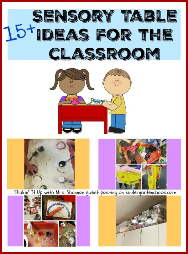 Sensory Table Ideas for the Classroom