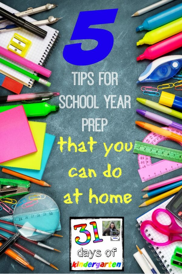 5 Tips for School Year Prep That You Can Do at Home